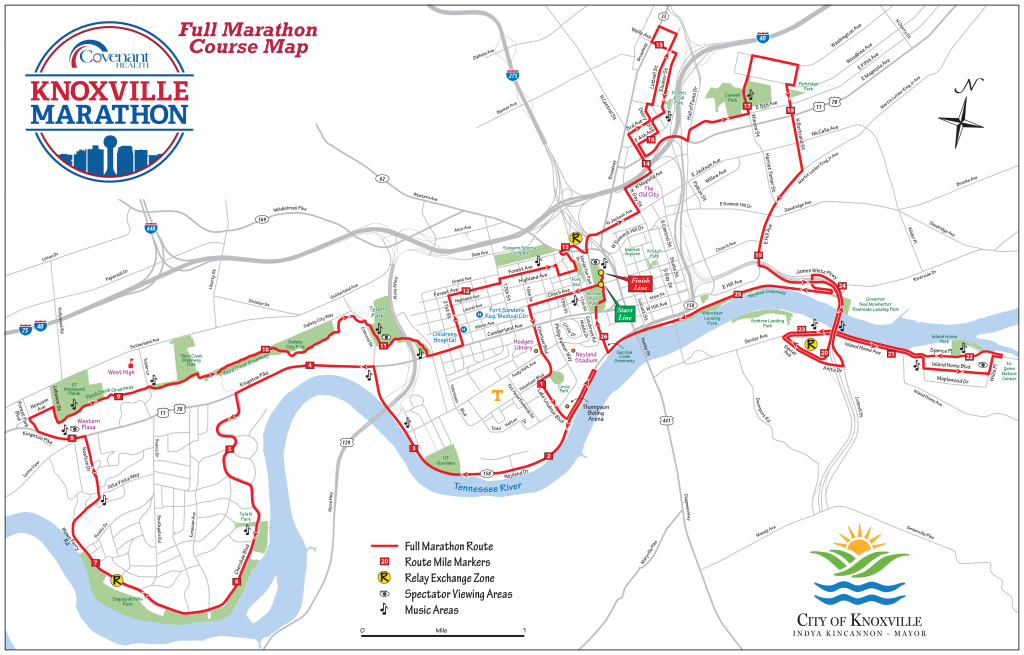 Course Maps - Covenant Health Knoxville Marathon